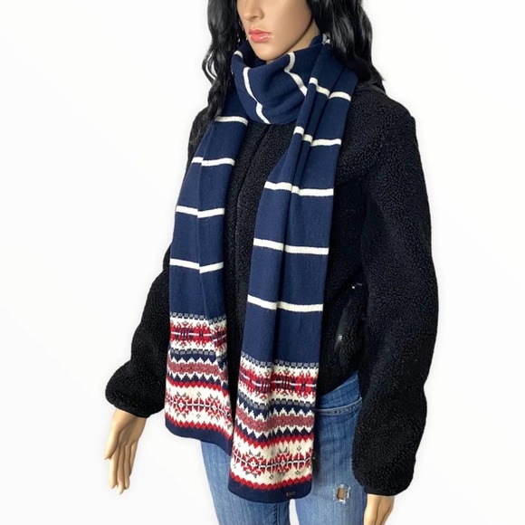 Tommy Hilfiger | Accessories | Tommy Hilfiger Unisex Fair Isle Scarf ...
